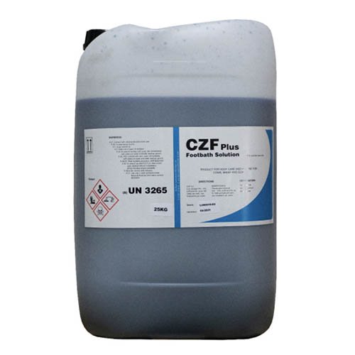 CZF Plus Footbath Solution 25Kg - D&H Direct