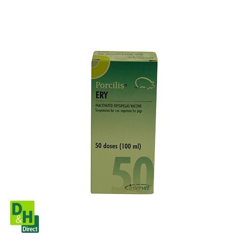 Porcilis Ery 50 Dose x 100ml POM-VPS - D&H Direct