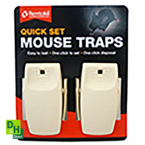 Quick Set Mouse Trap - 2pk - D&H Direct