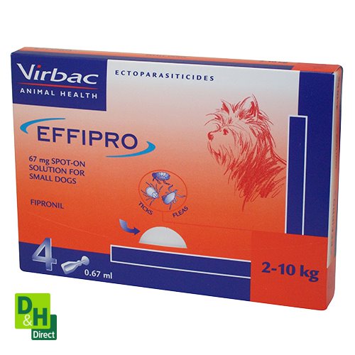 Effipro Spot On Small Dog 4 Pipettes NFA-VPS - D&H Direct