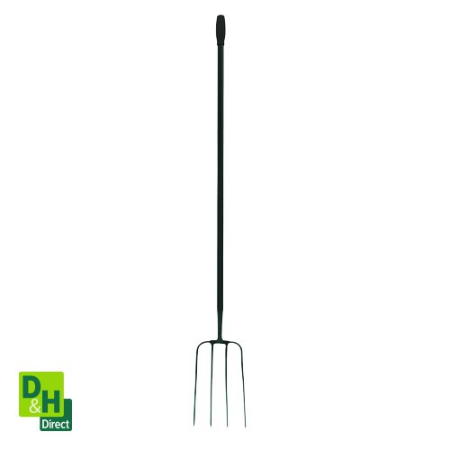 Steel Manure Fork - 4 Prong - D&H Direct