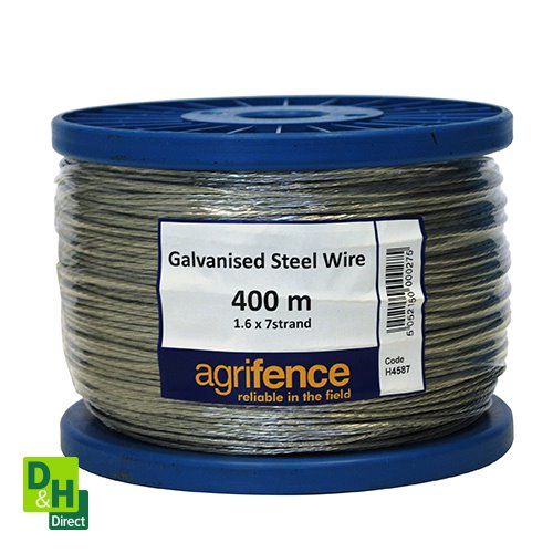 7 Strand Galvanised Wire 400m - D&H Direct