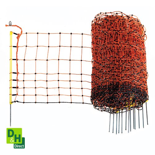 Sheep Net Orange 90cm x 50m - D&H Direct