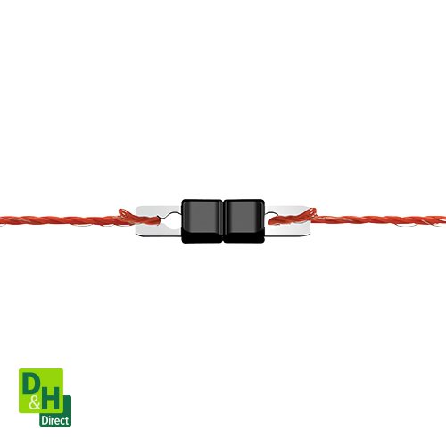 Litzclip 2 Way Joiner For 3mm Polywire - 10pk - D&H Direct