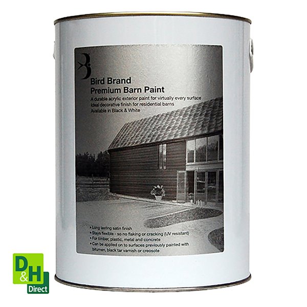 Premium Barn Paint Black 20ltr - D&H Direct