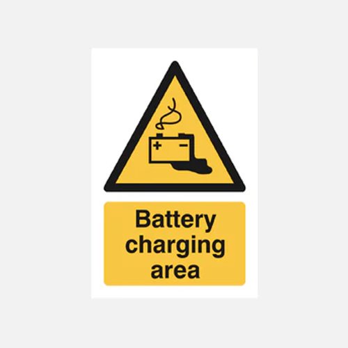 Battery Charging Area Sign - D&H Direct