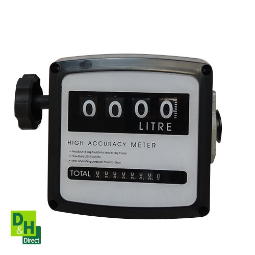 Duraflow 4 Digit Flow Meter - D&H Direct