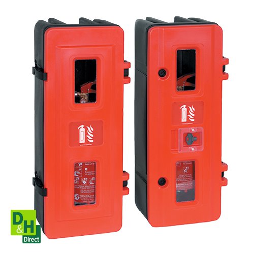 Single Fire Extinguisher Cabinet - Triangular Key Lock - D&H Direct