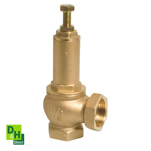 Brass Pressure Relief Valve 1" BSPF - D&H Direct